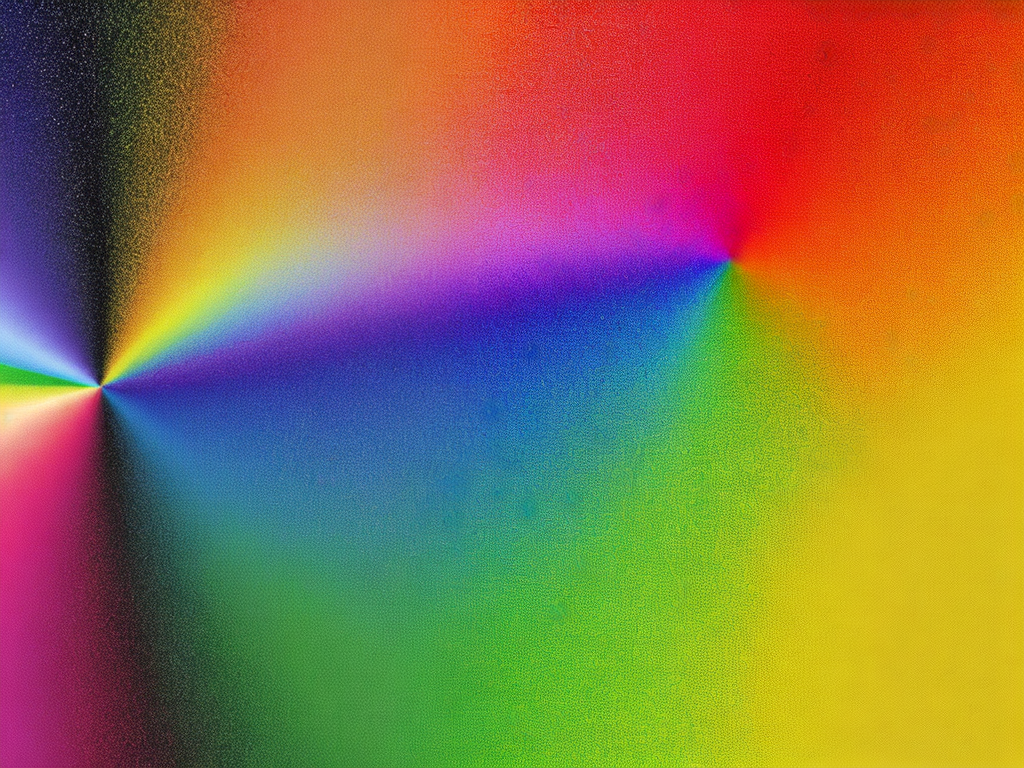 colorfully rainbow circle as abstract art