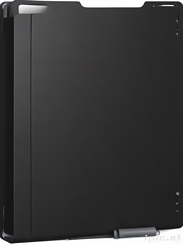 Stylish Black File Folder Perfect for Organizing Important Documents ...