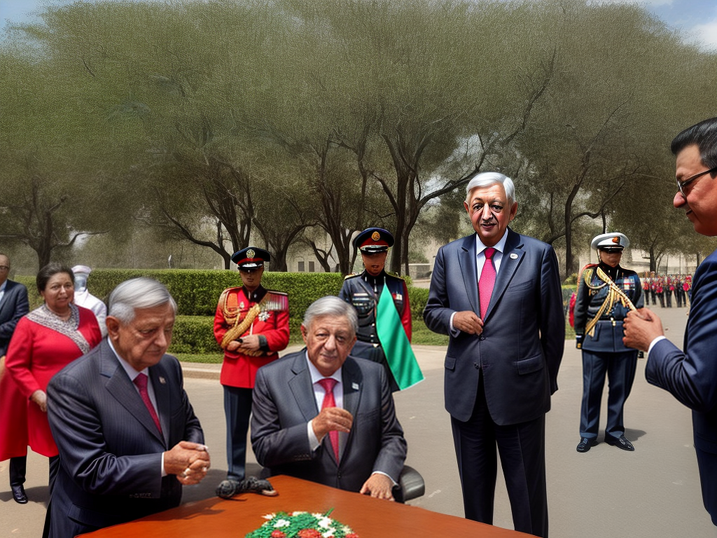 amlo president of mexico smoking a cuban cigar