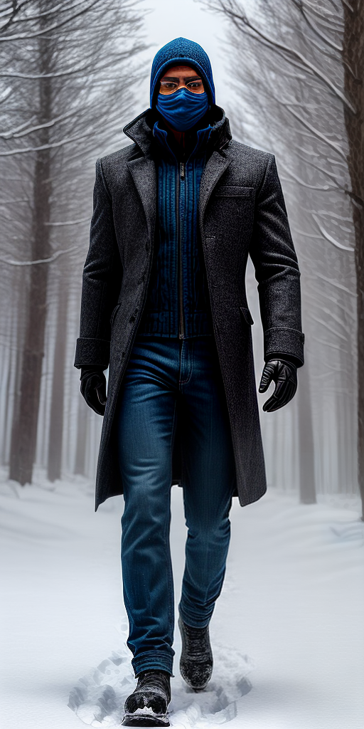 Sub-Zero in the snowy forest