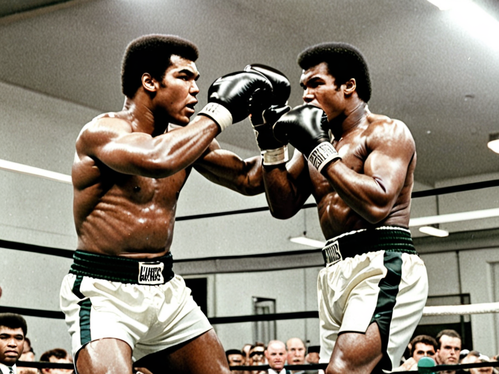 bruce fighting with muhammad ali