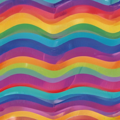 Vibrant Waves of Color Reflecting Joy and Diversity in Art