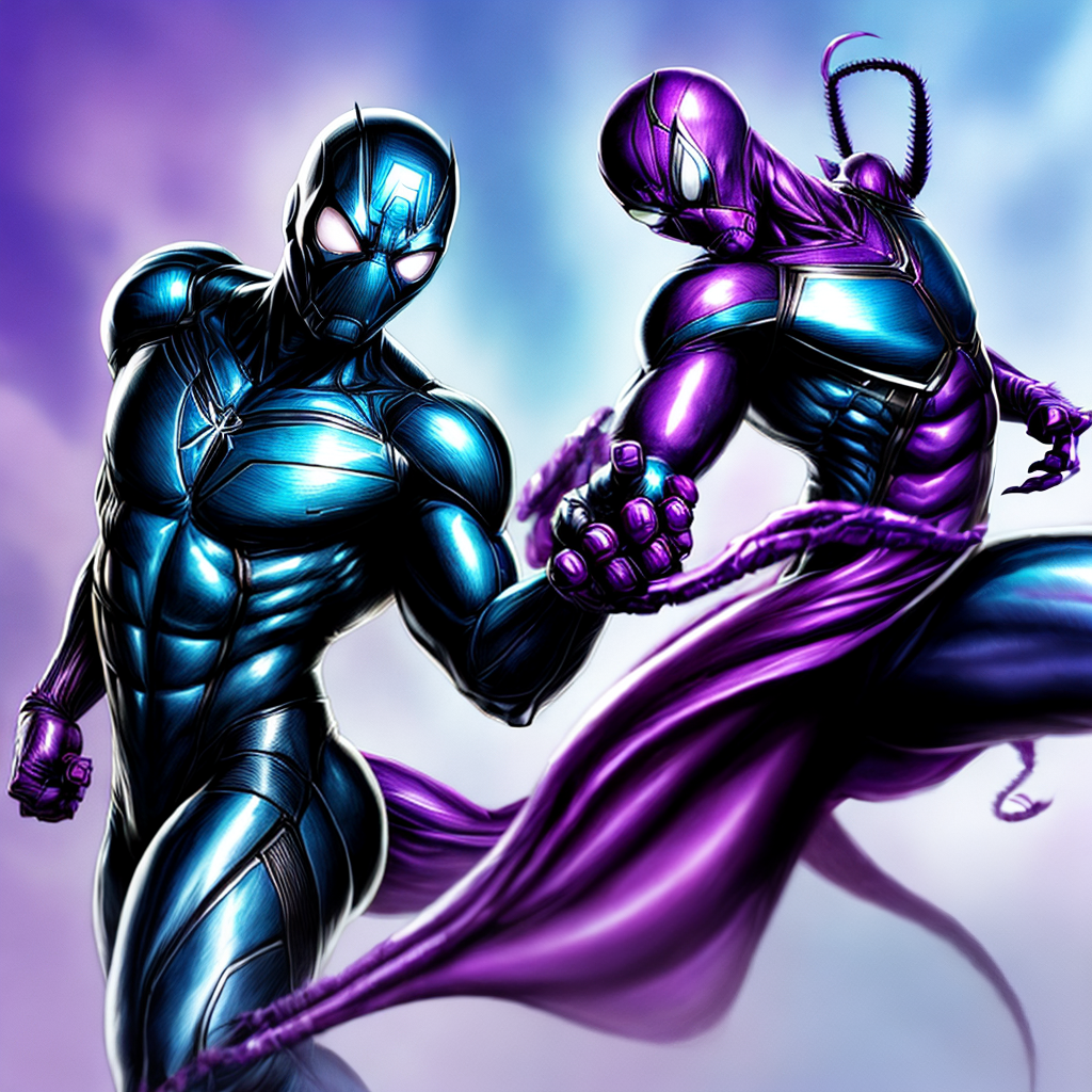 Marvel purple beetle symbiote