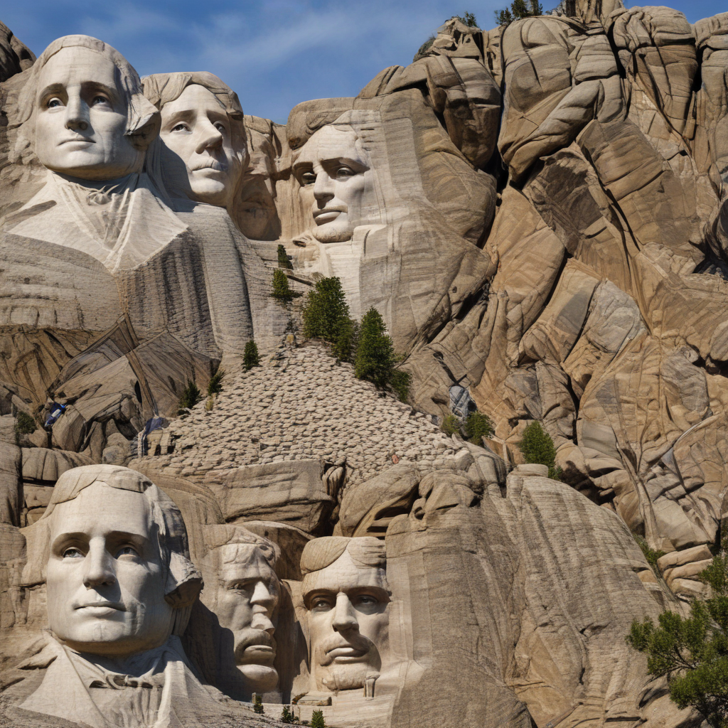 Majestic Mount Rushmore: Iconic Monument Celebrating Four Influential ...