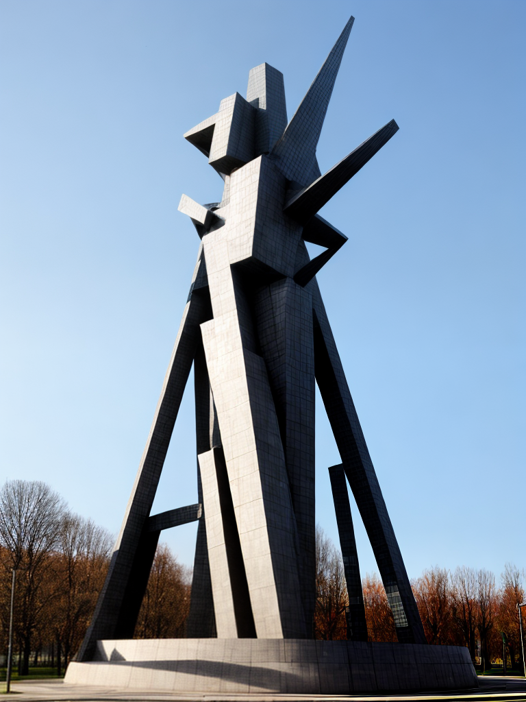 Soviet avant-garde constructivist statue, Tatlin style