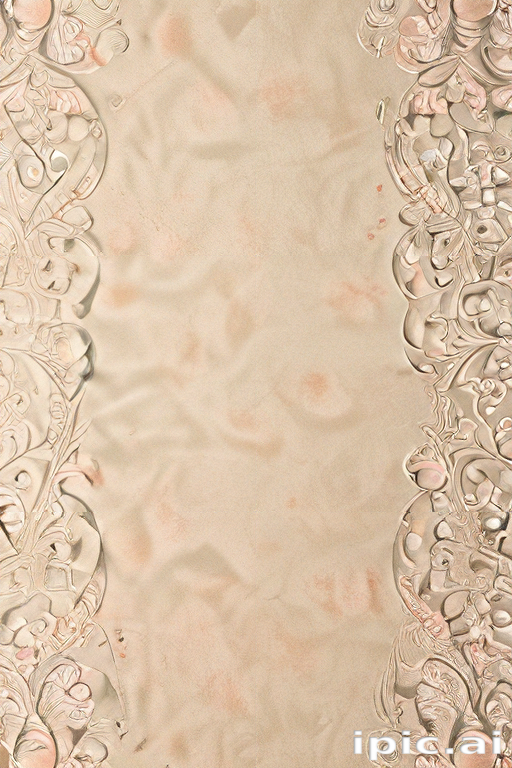 Elegant Floral Design Frame Surrounding a Subtle Textured Background