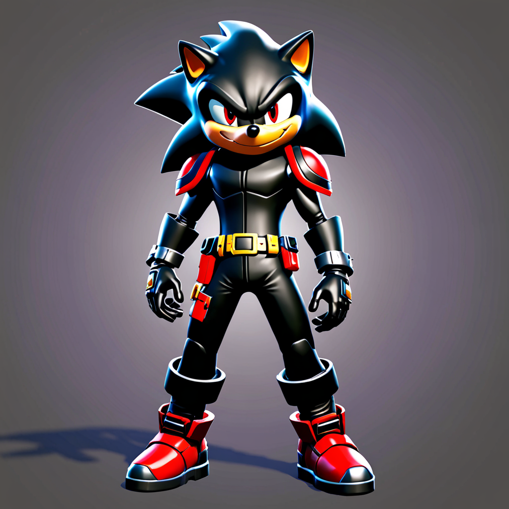 Shadow the hedgehog fortinite skin, fortnite style