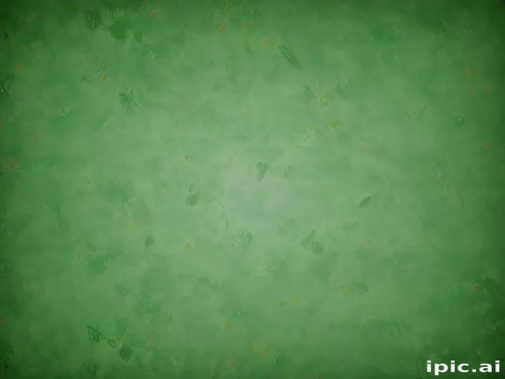 A Vibrant Green Background with Subtle Textures and Leafy Patterns.
