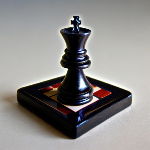 a hyper-realistic chess pawn, only one single piece. make it modern ...