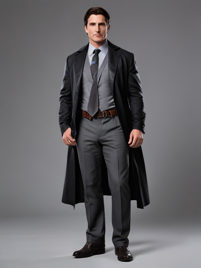 Christian bale as bruce wayne, full body
