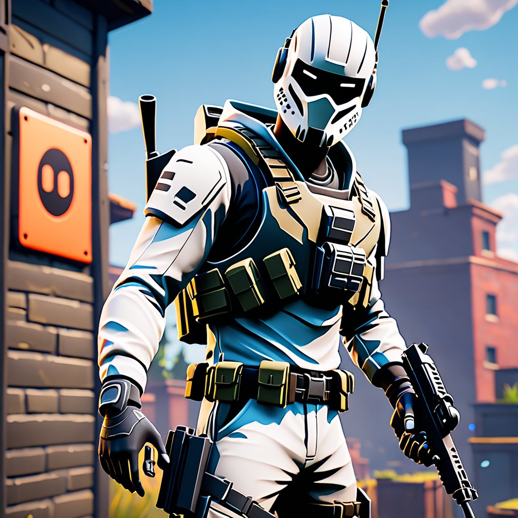 ghost of call of duty fortnite skin, fortnite style