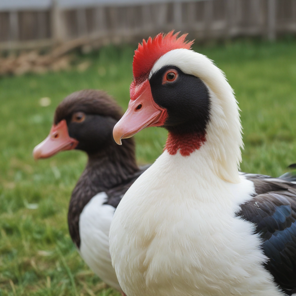 freindly loving muscovy ducks
