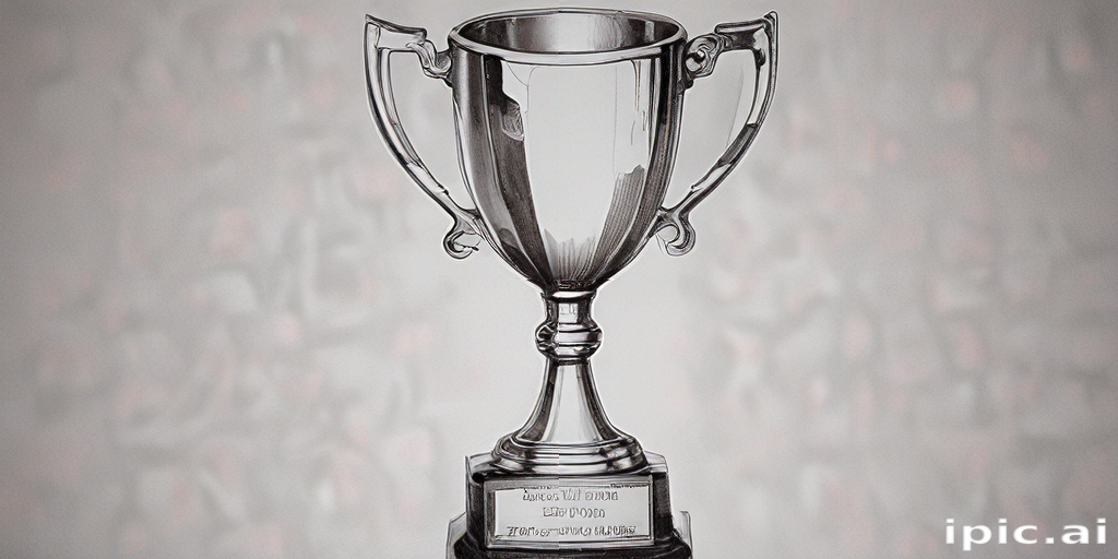 A Gleaming Silver Trophy Symbolizing Achievement and Competitive ...