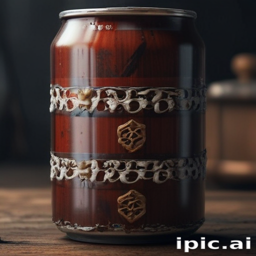 Artisan Crafted Wooden Can with Intricate Designs and Unique Finishing ...