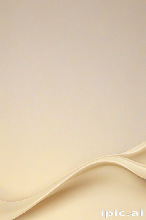 Soft Creamy Background with Flowing Curves and Gentle Textures in ...