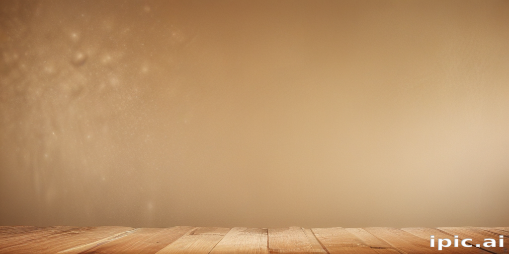 Warm and Inviting Background with Wooden Surface for Creative Projects