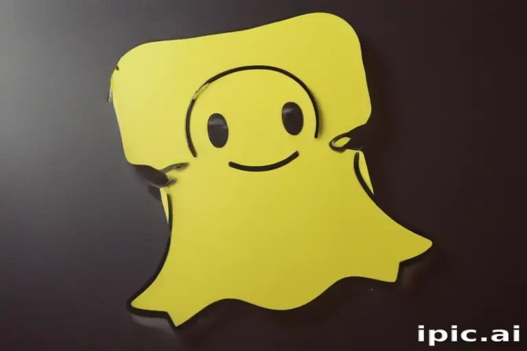 Playful Yellow Ghost Character Representing Popular Social Media ...