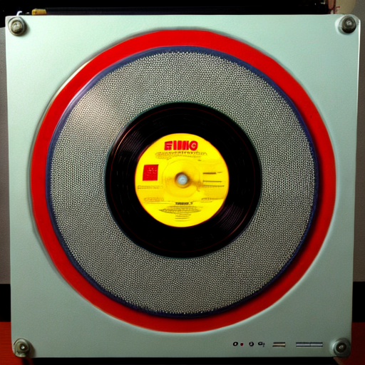 Music record burning by fire