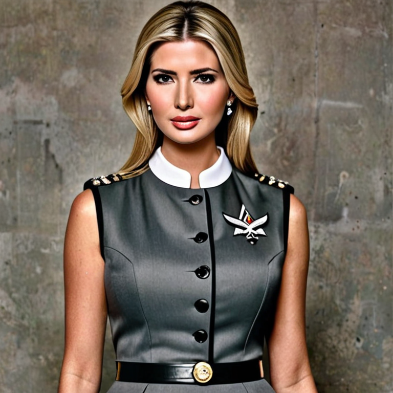 Ivanka Trump dictator uniform armless
