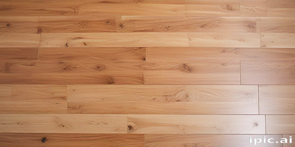 Beautifully Crafted Light Oak Hardwood Flooring with Natural Grain ...