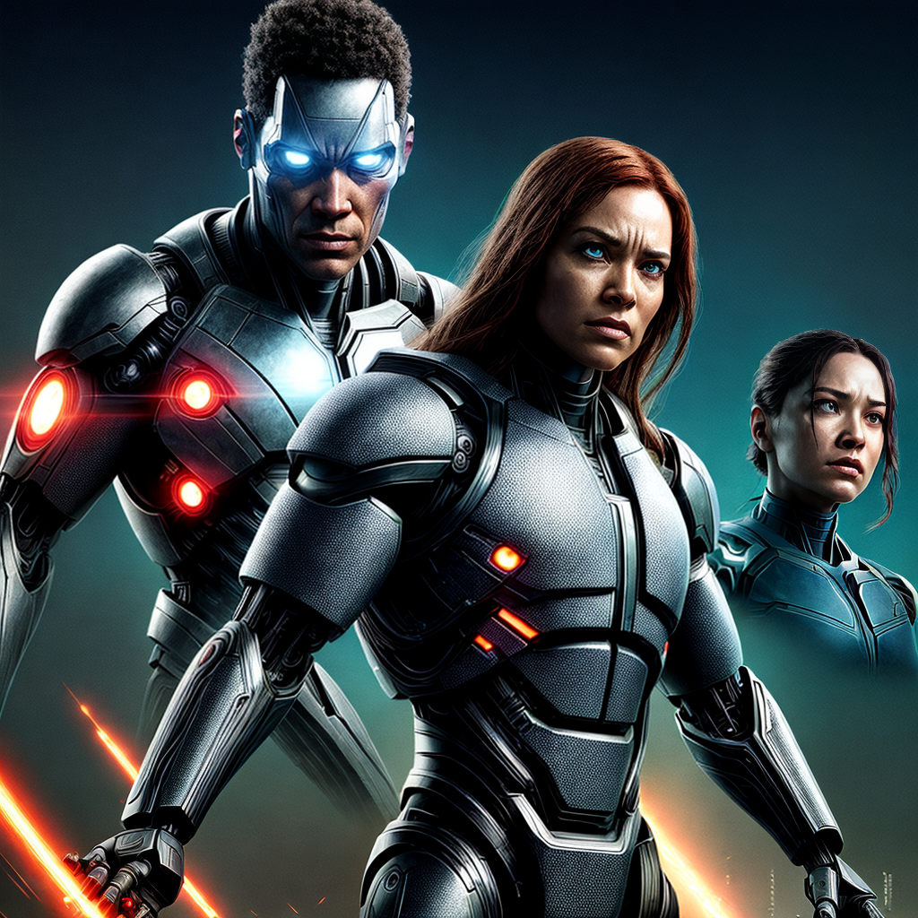 cyborg sci fi movie poster art