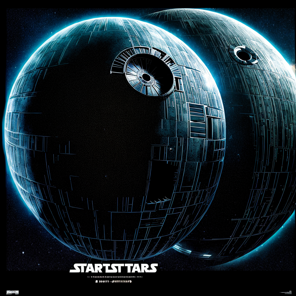 death star movie poster art