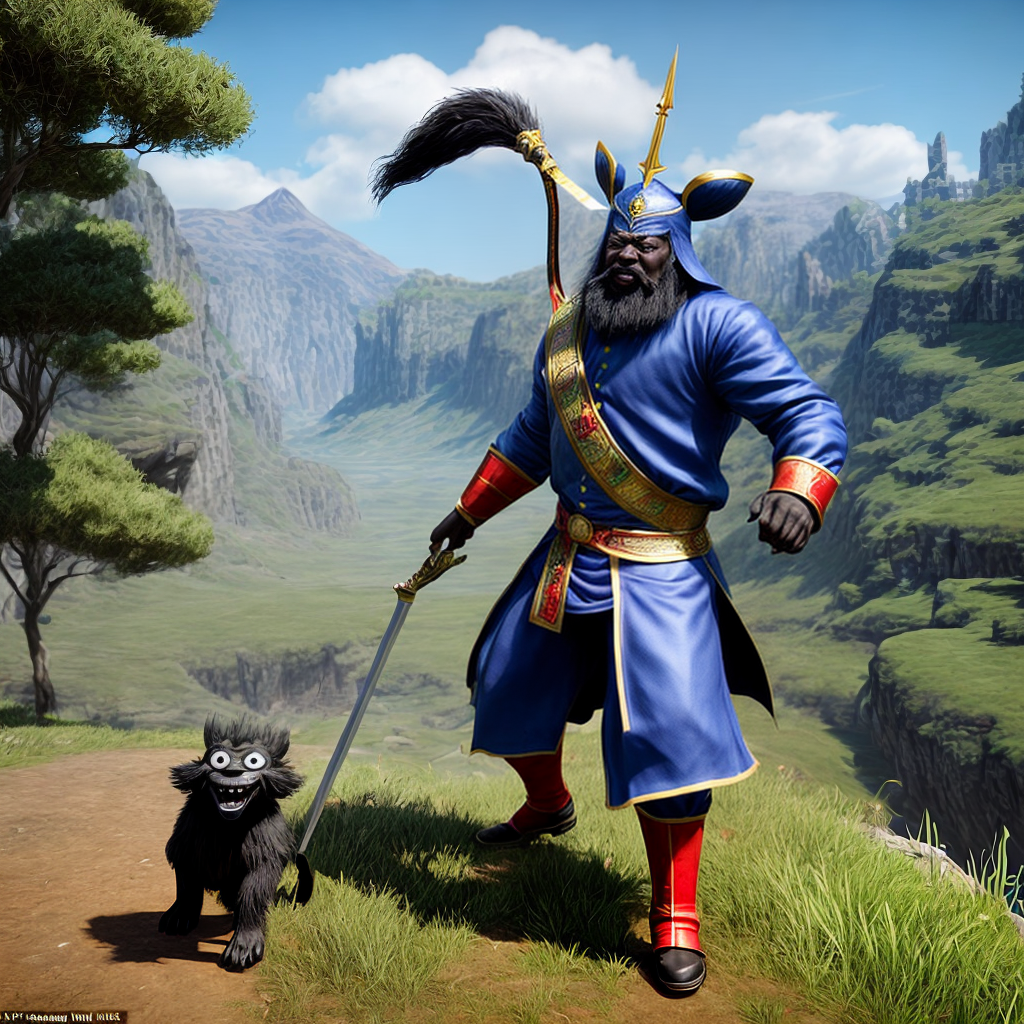 imagine prompt: Realistic, personality: [Amidst the chaos, King ...