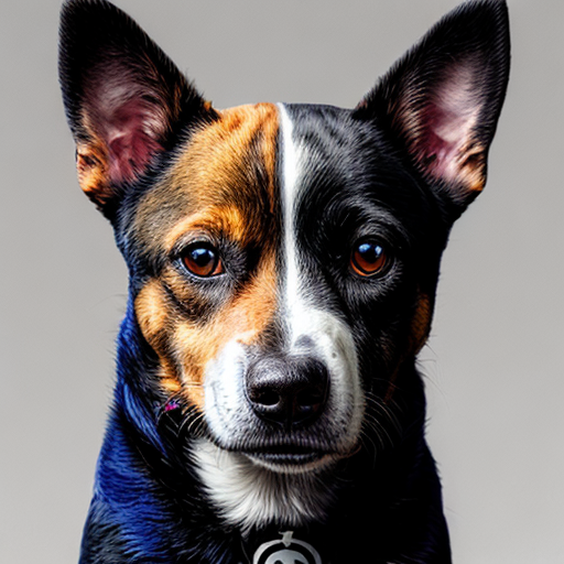 a menacing and scary dog