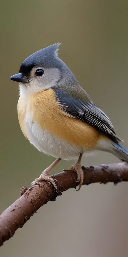 A Charming Bird Perched Gracefully on a Branch in Nature's Beauty