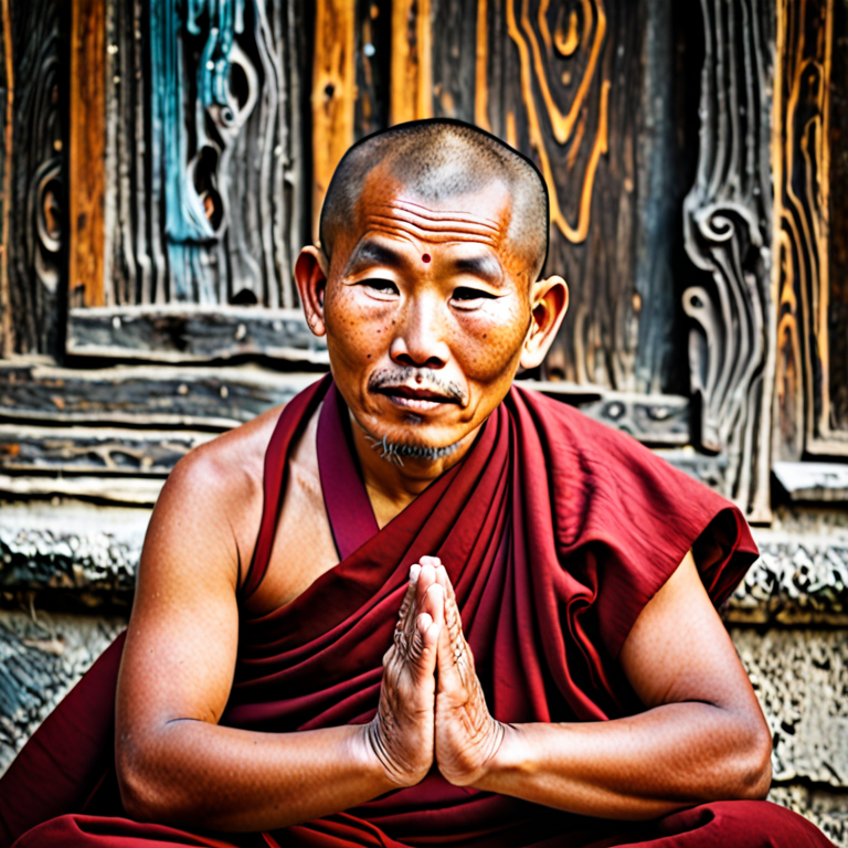 Tibetan monk