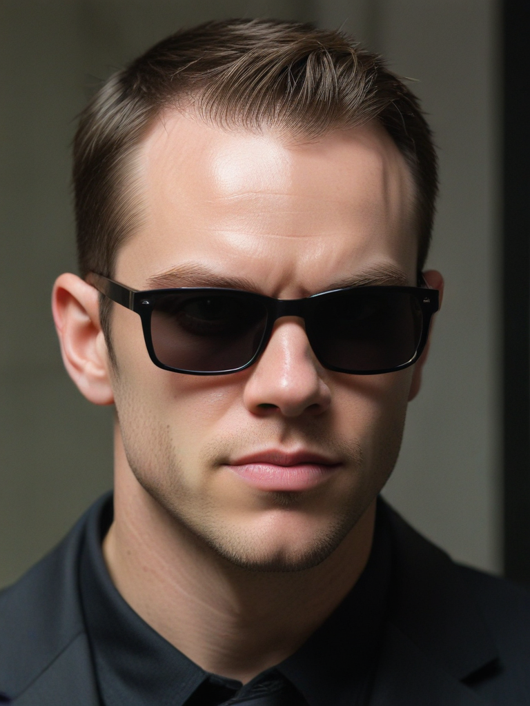 Harrison Smith from InfoWars as Agent Smith from The Matrix