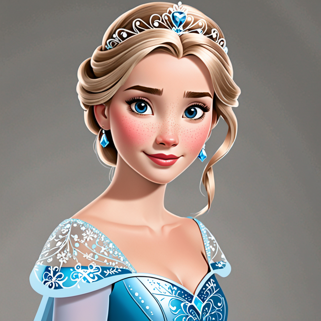 Anna fron cartoon Frozen as cinderella from the cartoon cinderella ...