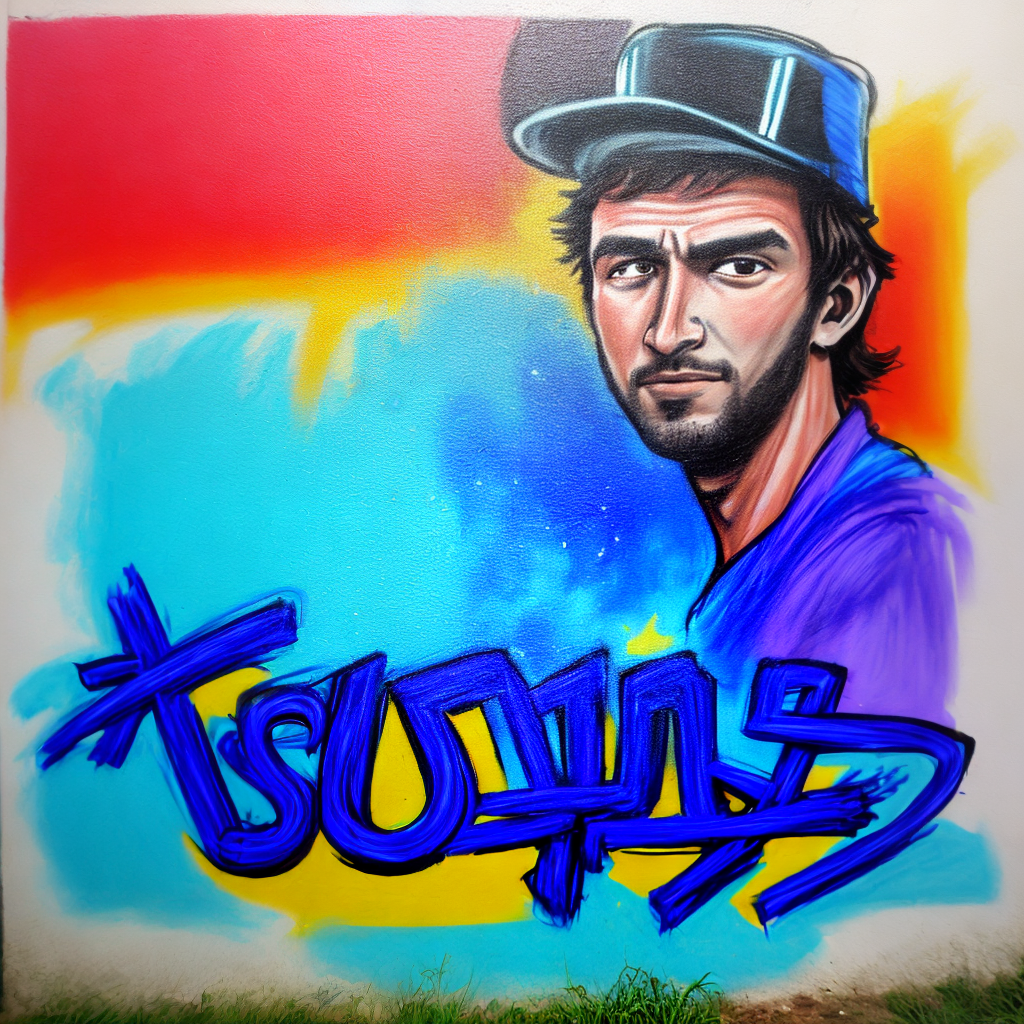 Grafite com o nome Nathan