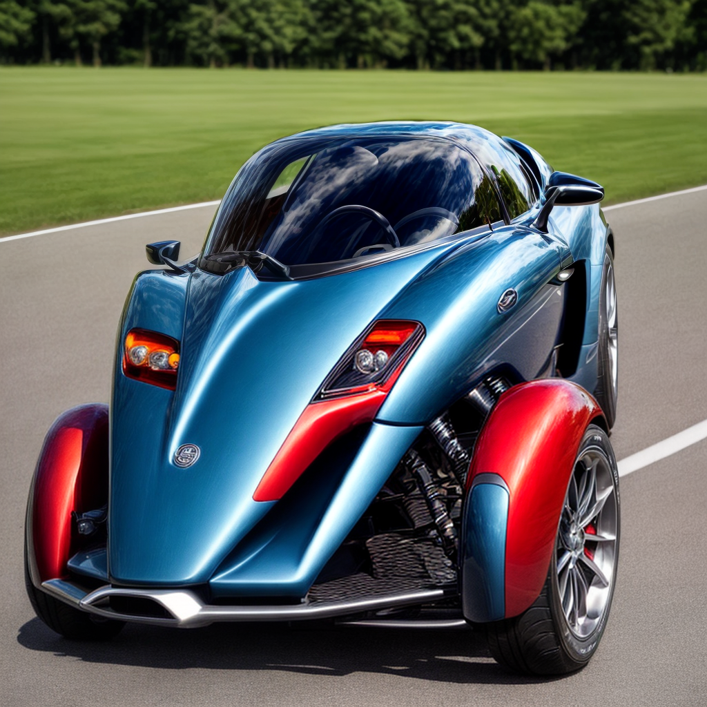 Single wheel in the rear hyper car like the Autocycle
