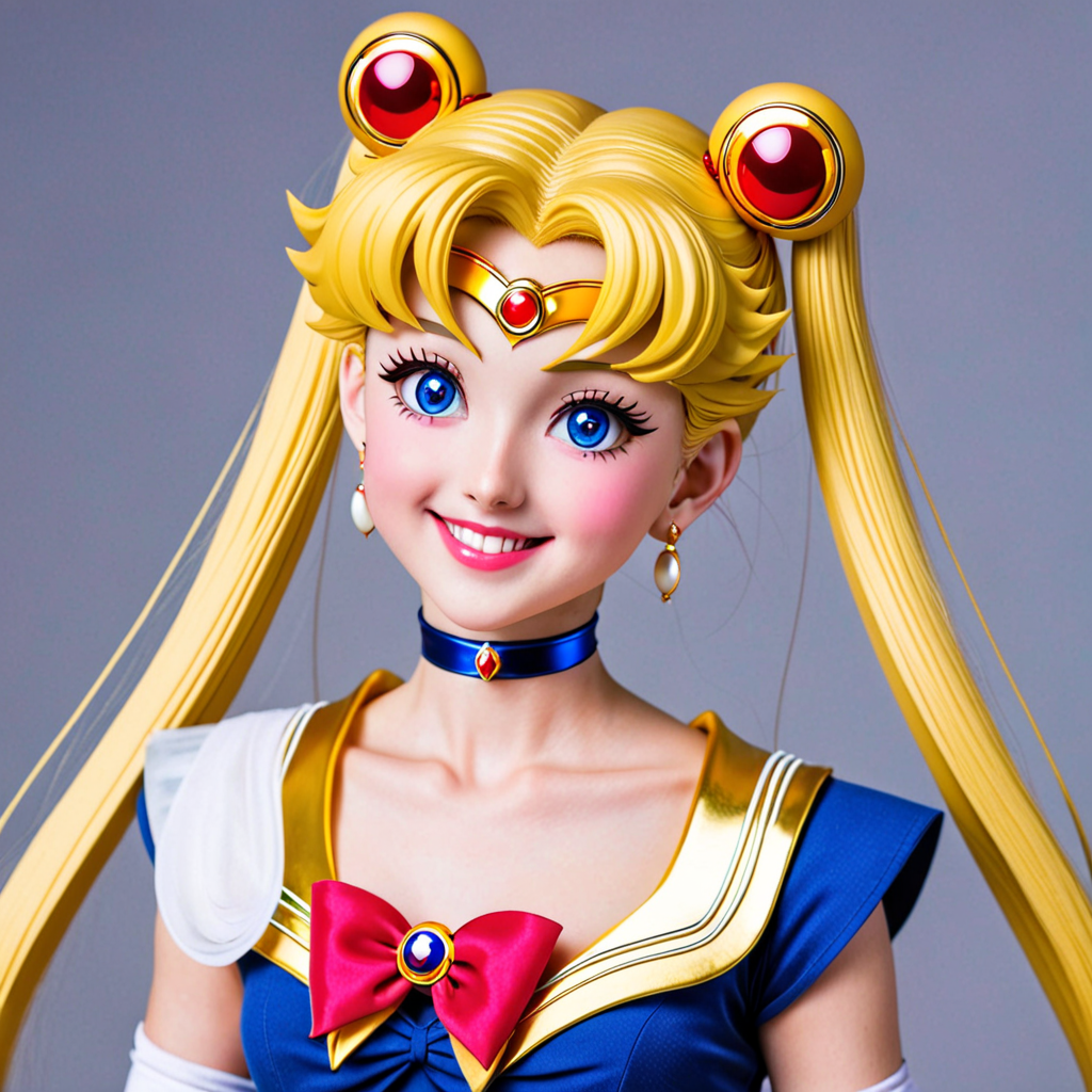 Sailor moon smiling