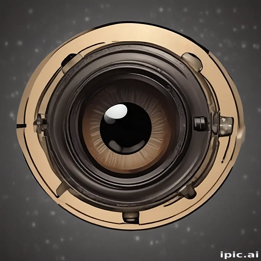 Intricate Camera Lens Design Merging Technology with Artistic Vision ...