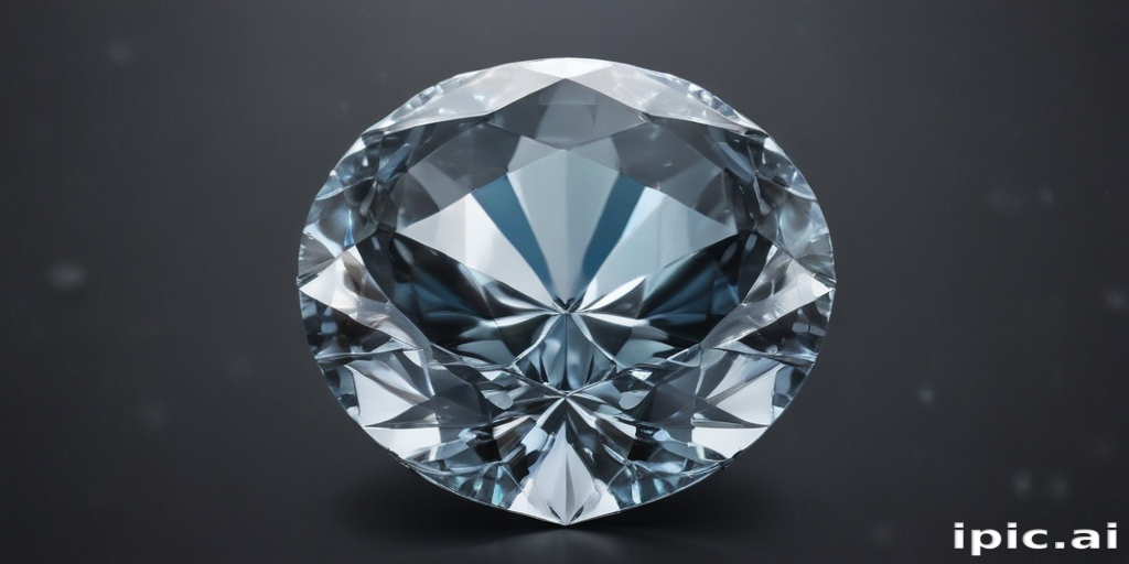 Stunning Close-Up View of a Brilliantly Cut Round Diamond Sparkling ...