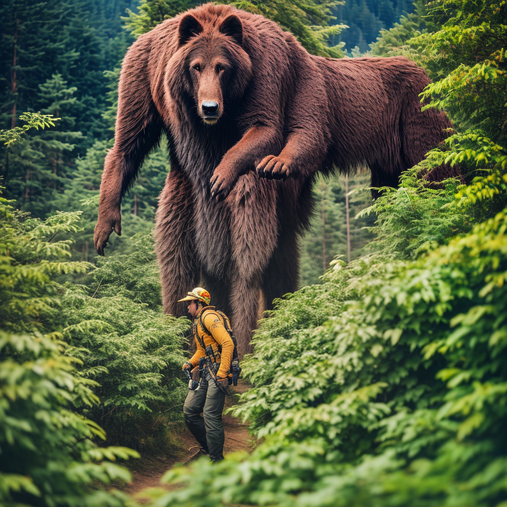 valley full of monsters eating people