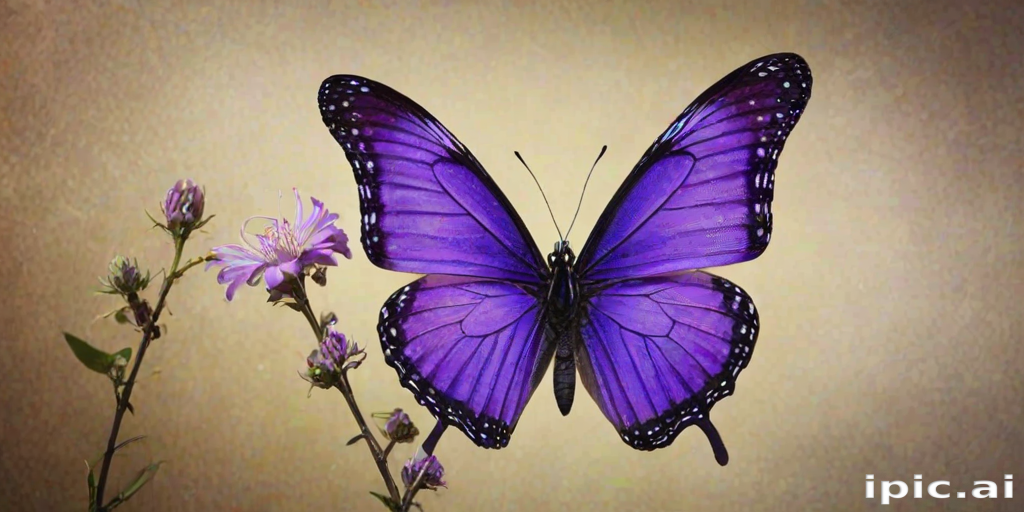 purple butterfly images