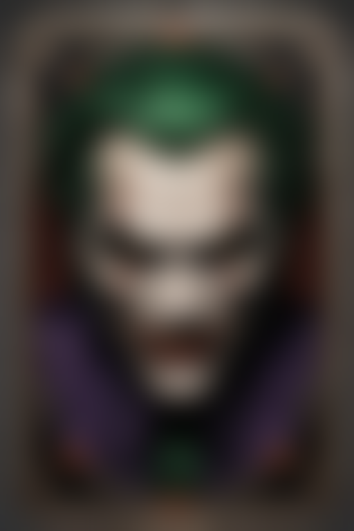Artistic Interpretation of a Well-Known Comic Book Villain with ...