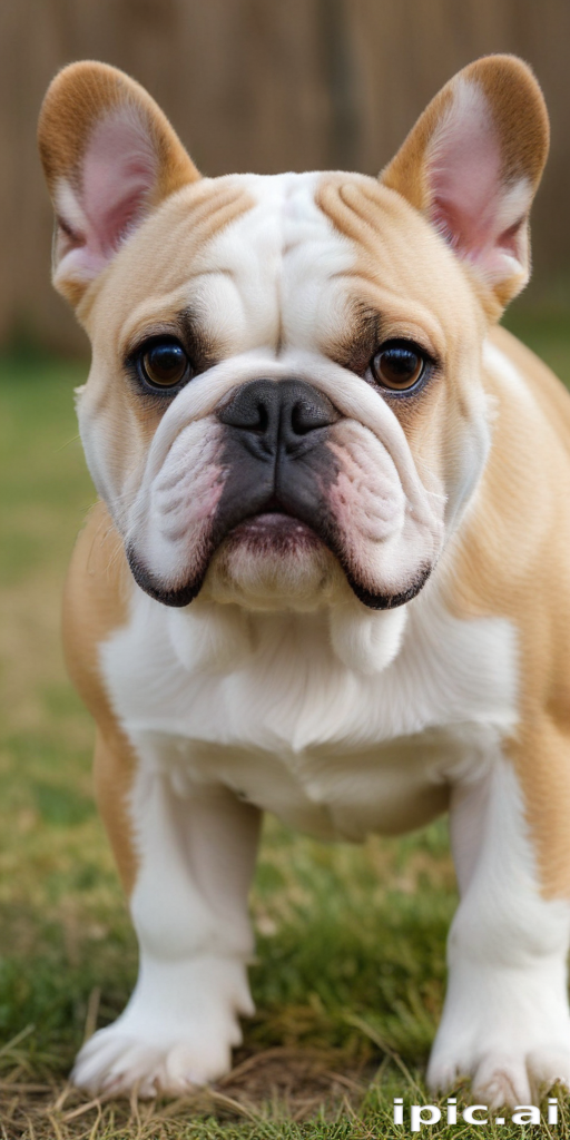 A Playful French Bulldog with Adorable Features Enjoying the Outdoors.