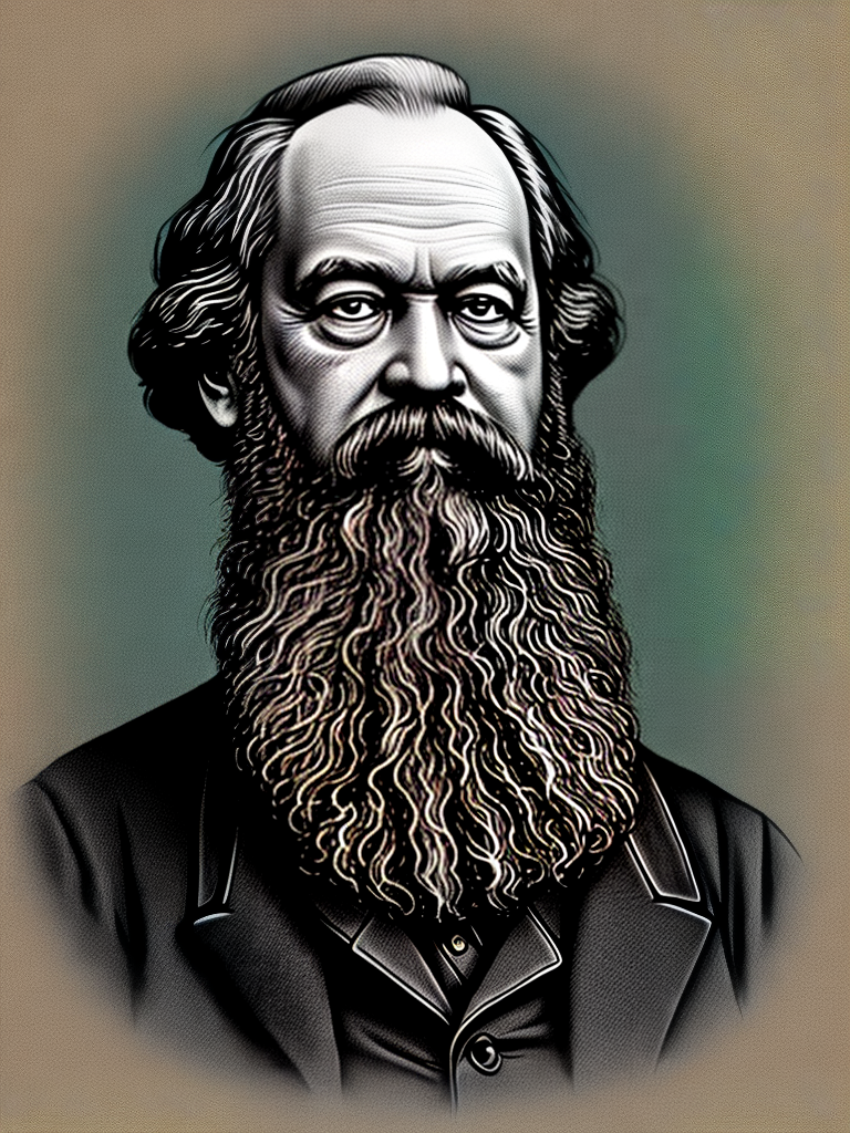 Karl Marx digital art