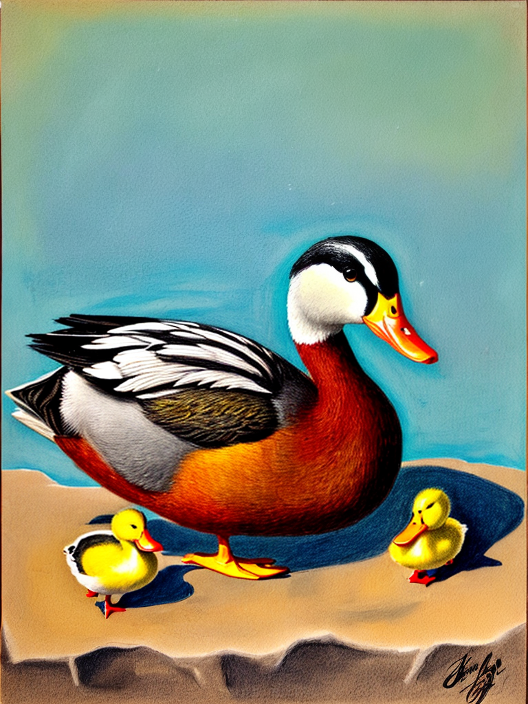 Duck with bread