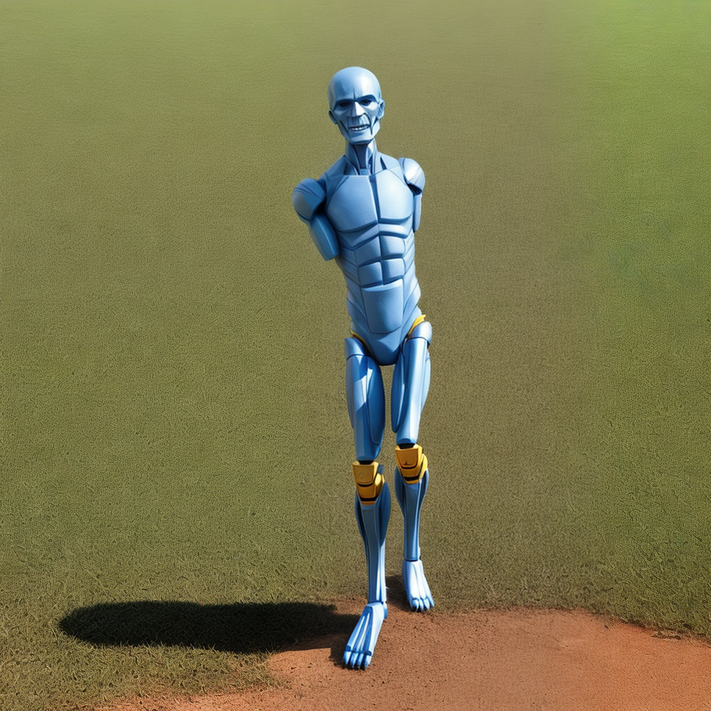 realistic human with third leg