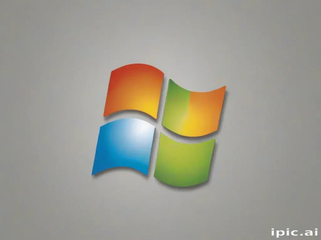 Iconic Windows Logo Representing Innovation and Technology Through the ...