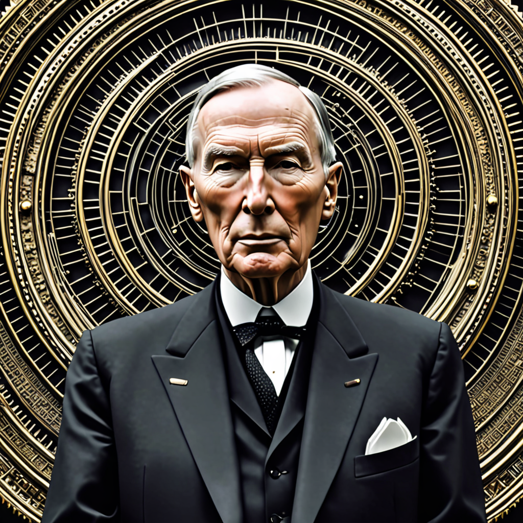 john d rockefeller in dystopian art