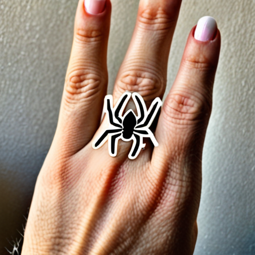 Ghost spider middle finger