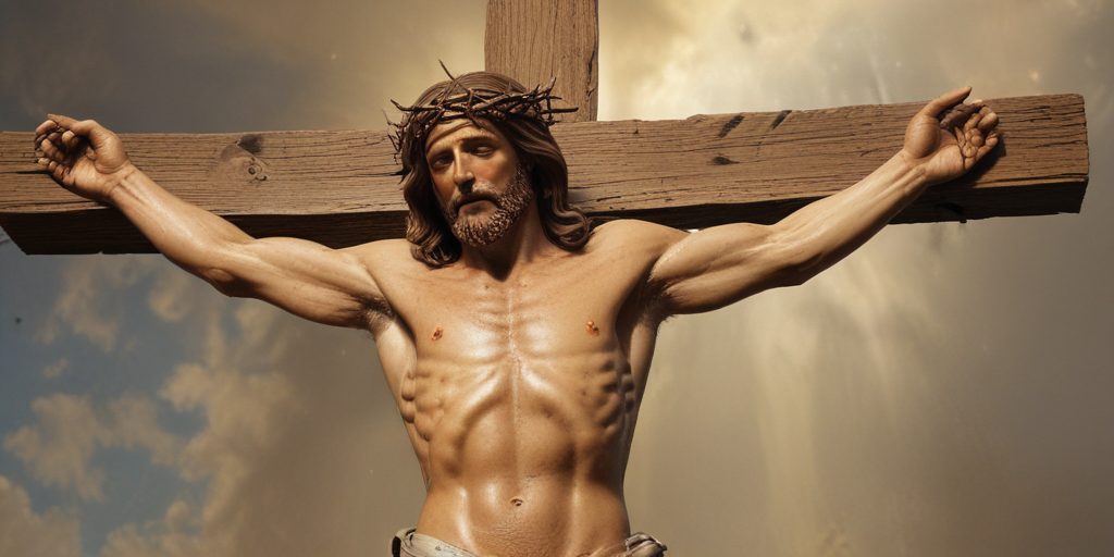 A Dramatic Representation of the Crucifixion of Jesus Christ on the Cross