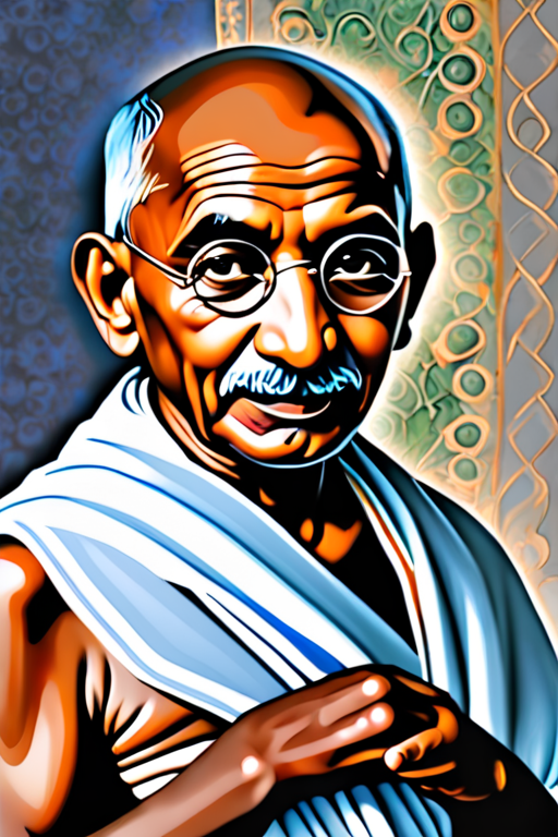 Modern picture of ghandi