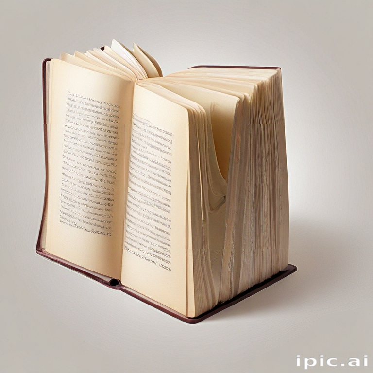 A Well-Used Book with Dog-Eared Pages Open to Reveal Its Story